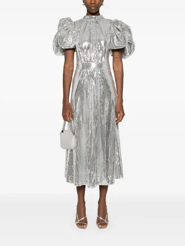 ROTATE BY BIRGER CHRISTENSEN Sequined Maxi Dress