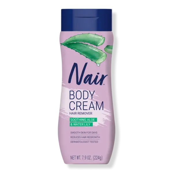 NAIR Body Cream Hair Remover With Soothing Aloe And Water Lily - One-color