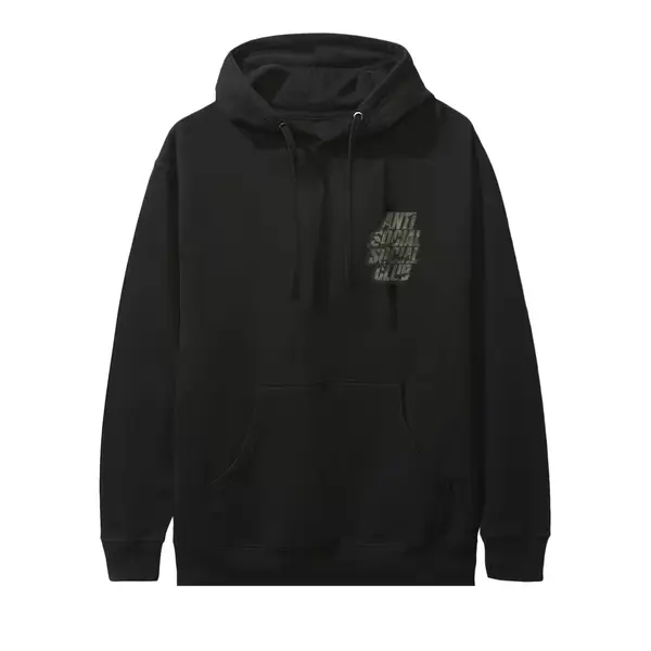 ANTI SOCIAL SOCIAL CLUB Blocked Camo Hoodie - Black