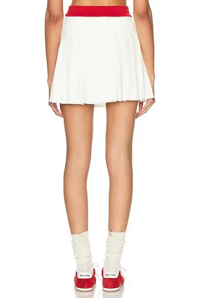 Casablanca Pleated Mini Skirt