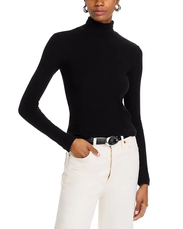 Velvet By Graham & Spencer Long Sleeve Mock Neck Top