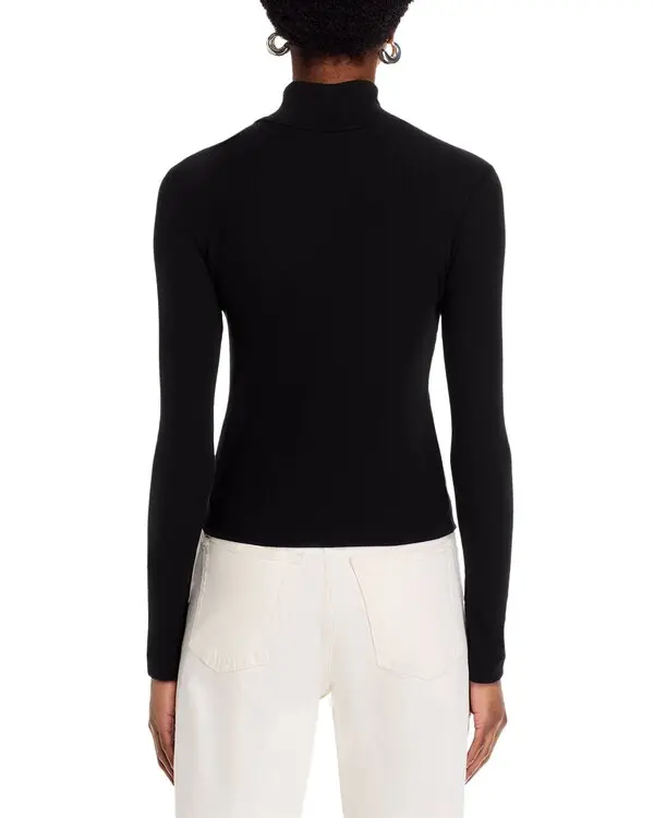 Velvet By Graham & Spencer Long Sleeve Mock Neck Top