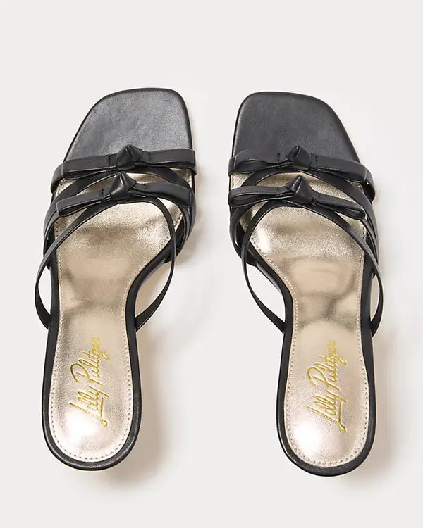 LILLY PULITZER Wanda Slide Sandal - Noir