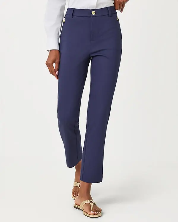 Lilly Pulitzer® 29' Ana High Rise Pant - True Navy