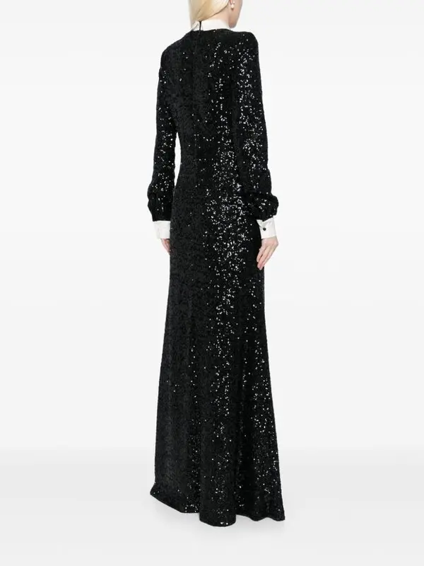 MACGRAW Neo Gothic Sequin Gown