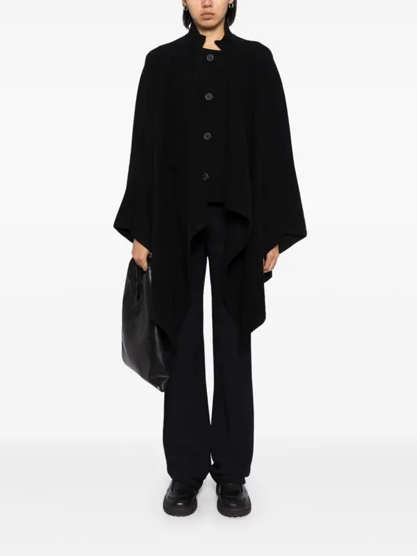 Yohji Yamamoto Button-up Cape