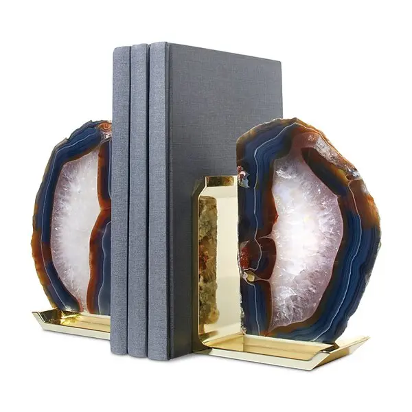 ANNA NEW YORK Fim Agate Bookends - No Color