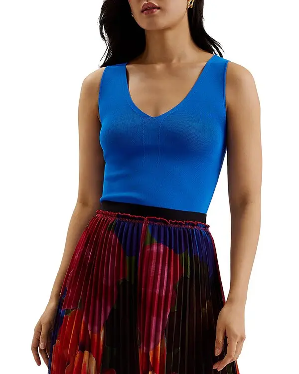 Ted Baker London V-neck Sleeveless Top