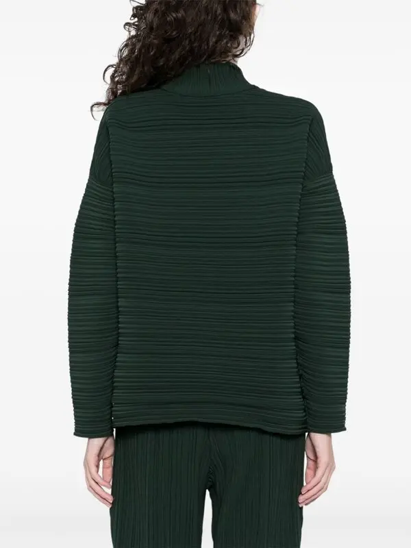 Issey Miyake Crepe Knitted Top