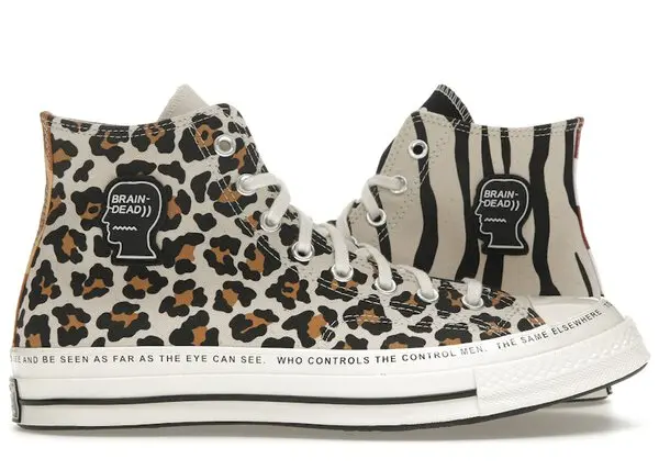 CONVERSE Chuck 70 Hi Brain Dead Sneakers - White/black