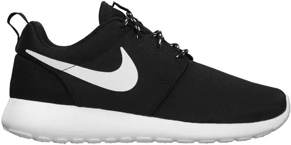 Nike Roshe Run Sneakers - Black/white/volt