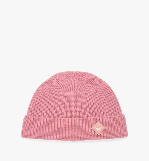 Mcm Essential Wool Beanie - Fairy Pink