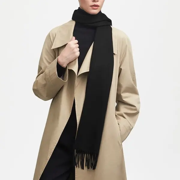 ASPINAL OF LONDON Pure Cashmere Scarf In Ever Pure Cashmere