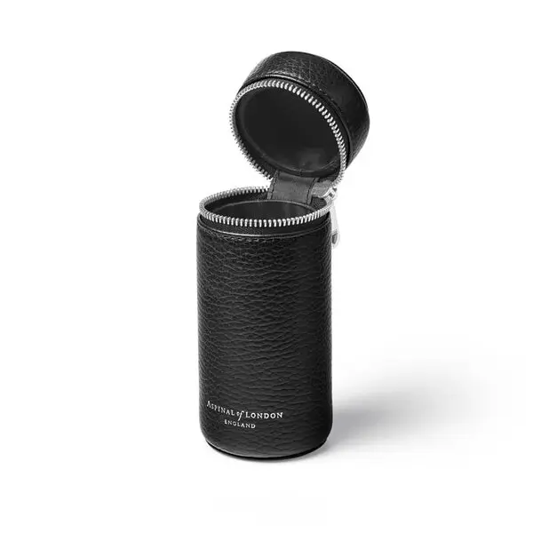 ASPINAL OF LONDON Golf Ball Holder - Black