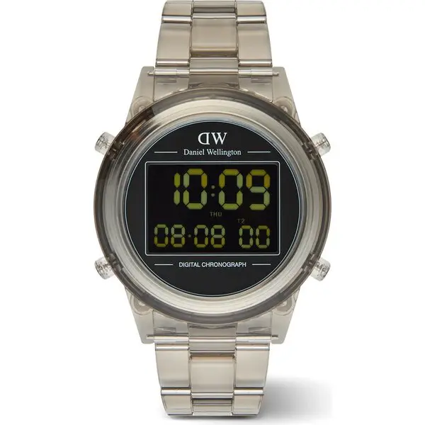 DANIEL WELLINGTON Digital Bracelet Watch - Transparent Soft Grey