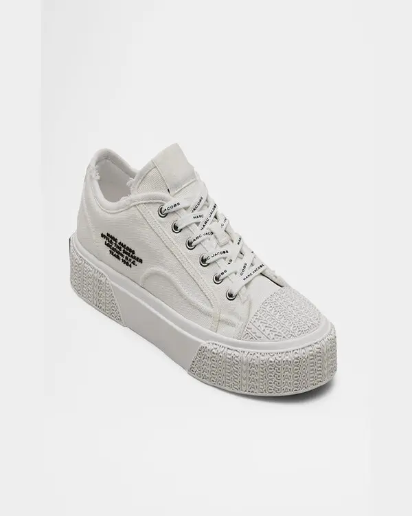 Marc Jacobs Canvas Low-top Sneakers - White