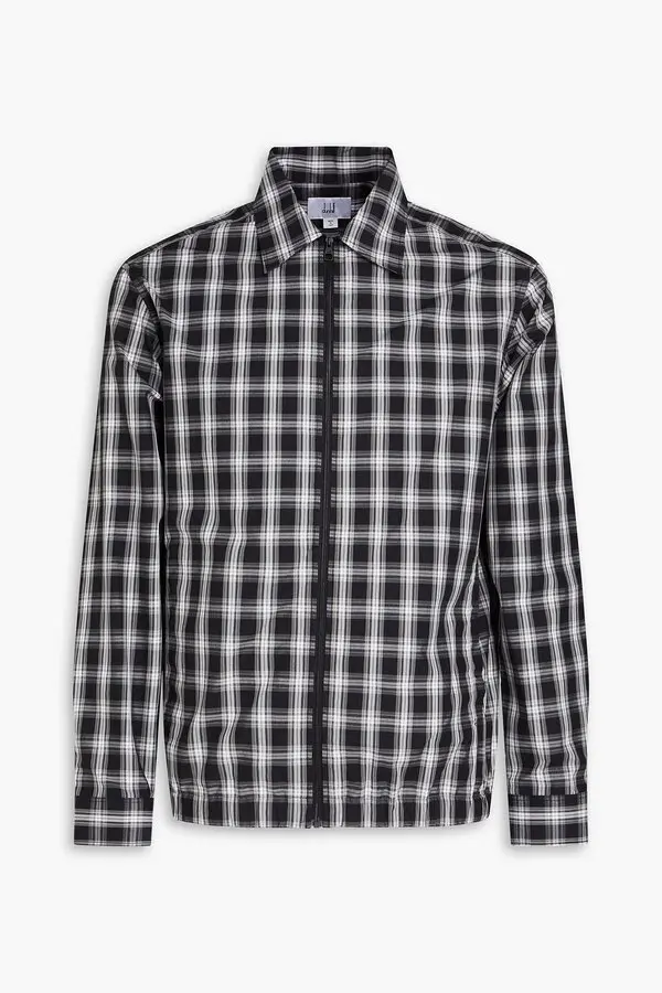 Dunhill Checked Cottonpoplin Shirt