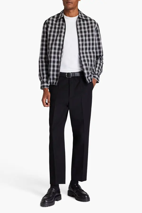 Dunhill Checked Cottonpoplin Shirt