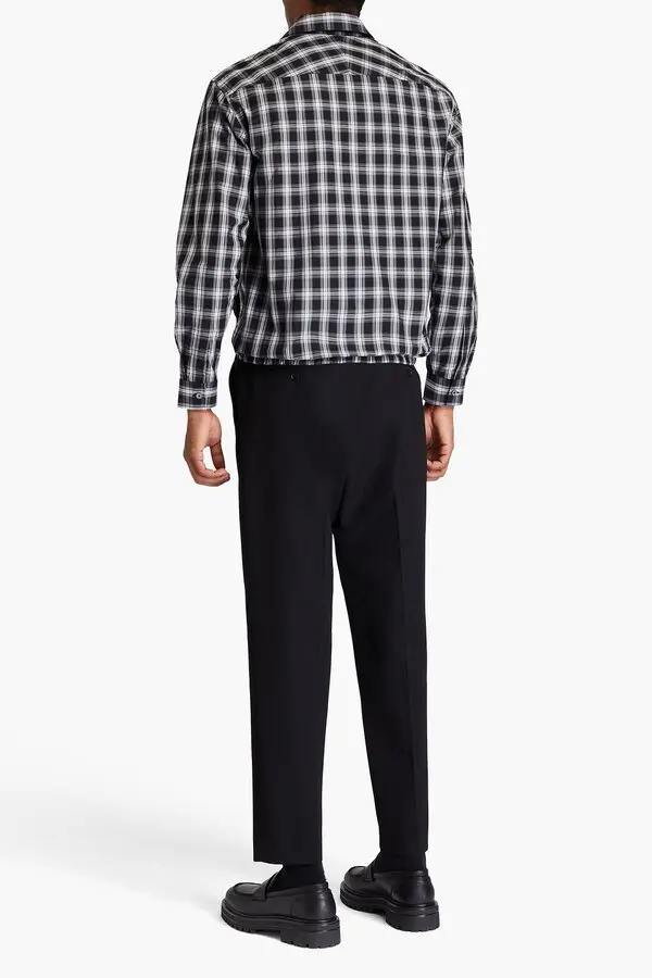 Dunhill Checked Cottonpoplin Shirt