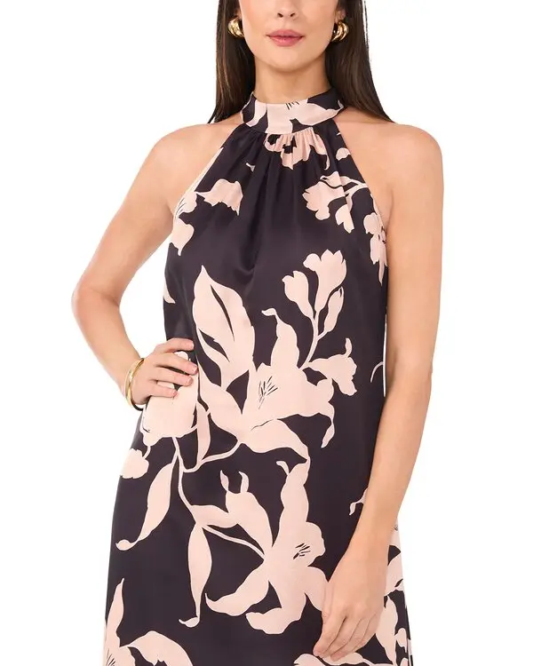Vince Camuto High Halter Neck Maxi Dress