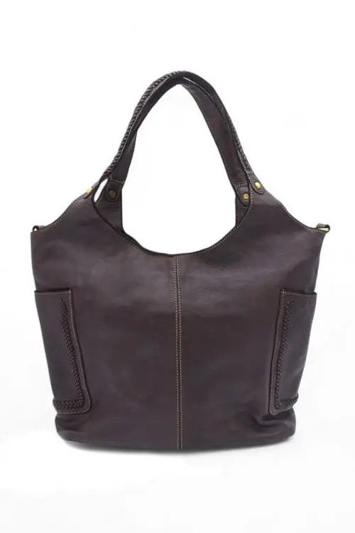 BOLSA NOVA Julia Slouchy Tote - Chocolate