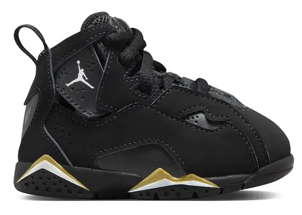 JORDAN True Flight Sneakers - Black/metallic Gold/white