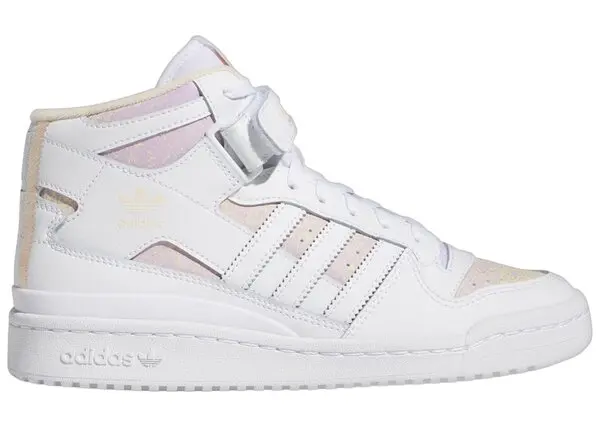 Adidas Forum Mid Sneakers - Cloud White/bliss Orange