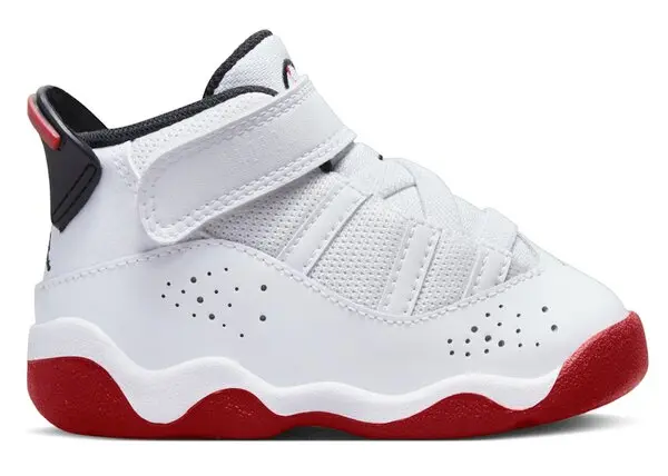 JORDAN 6 Rings Sneakers - White/black/university Red