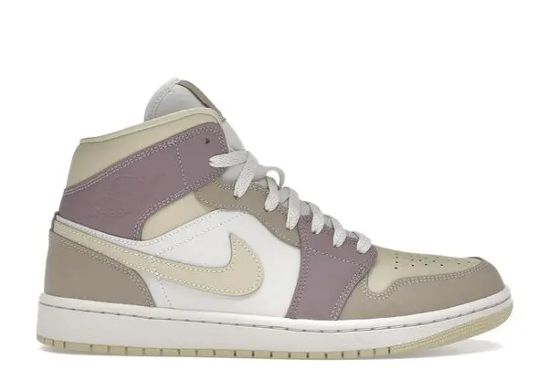 JORDAN 1 Mid Sneakers - Light Orewood Brown/khaki/taupe Grey