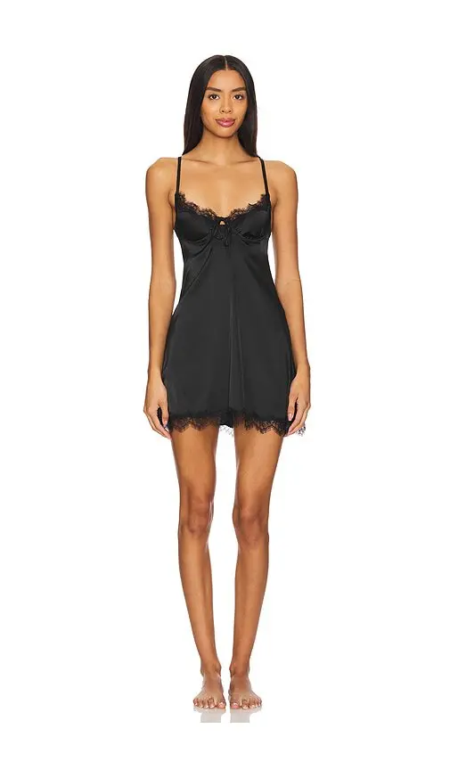 KAT THE LABEL Sorrento Slip - Black
