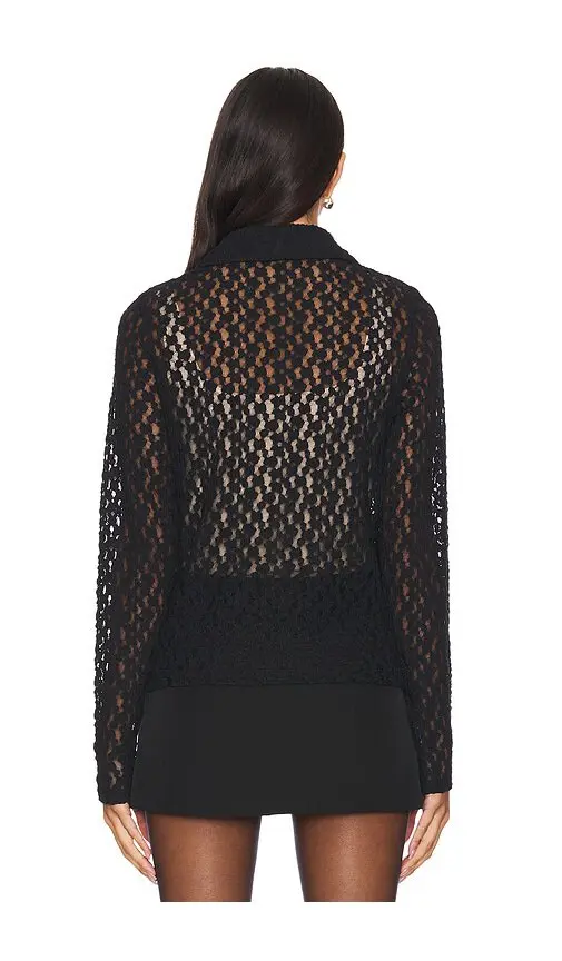 Vince Floral Smocked Long Sleeve Button Up