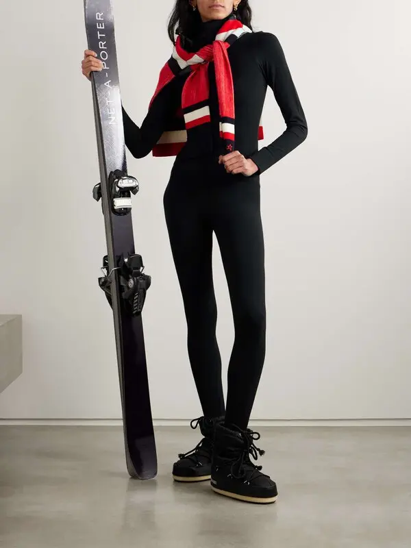 Perfect Moment Ribbed Thermal Modal-blend Leggings