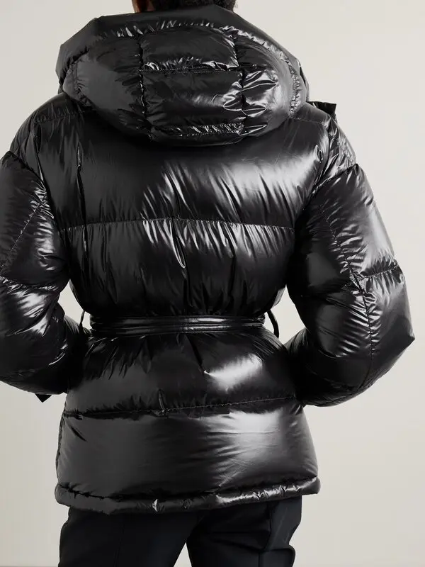 Perfect Moment Maya Hooded Quilted Glossed-shell Down Ski Jacket