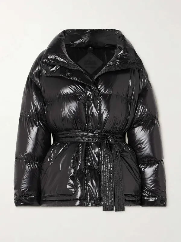 Perfect Moment Maya Hooded Quilted Glossed-shell Down Ski Jacket