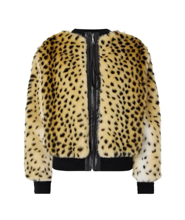 Rabanne Cheetah-print Faux-fur Jacket