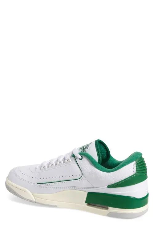 JORDAN 2/3 Low Top Sneaker - White/pine Green/sail/grey