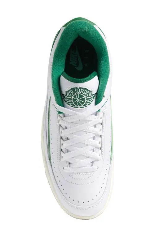 JORDAN 2/3 Low Top Sneaker - White/pine Green/sail/grey