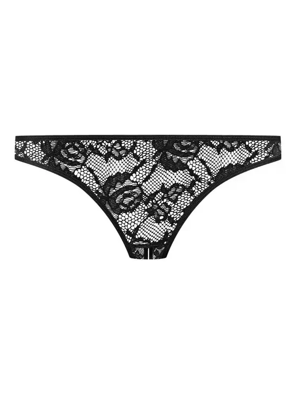 MAISON CLOSE Flashback Thong - Black