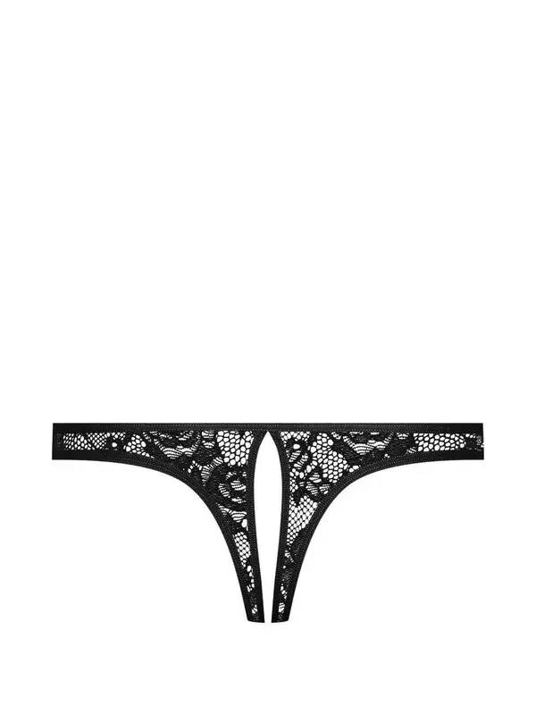 MAISON CLOSE Flashback Thong - Black