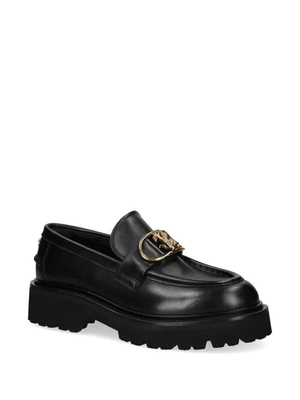 Roberto Cavalli Logo-plaque Loafers