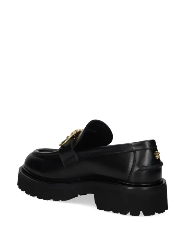 Roberto Cavalli Logo-plaque Loafers