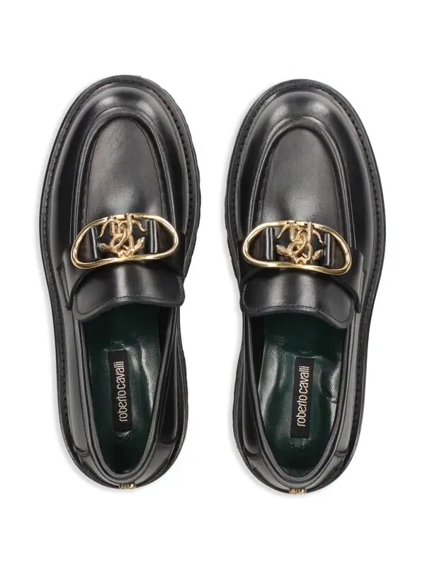 Roberto Cavalli Logo-plaque Loafers