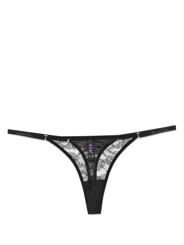MAISON CLOSE Flashback Mini Thong - Black