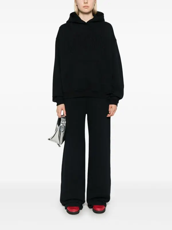 ROTATE BY BIRGER CHRISTENSEN Organic Cotton Track Trousers - Black
