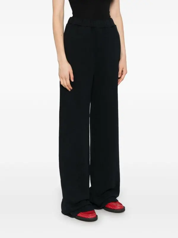 ROTATE BY BIRGER CHRISTENSEN Organic Cotton Track Trousers - Black