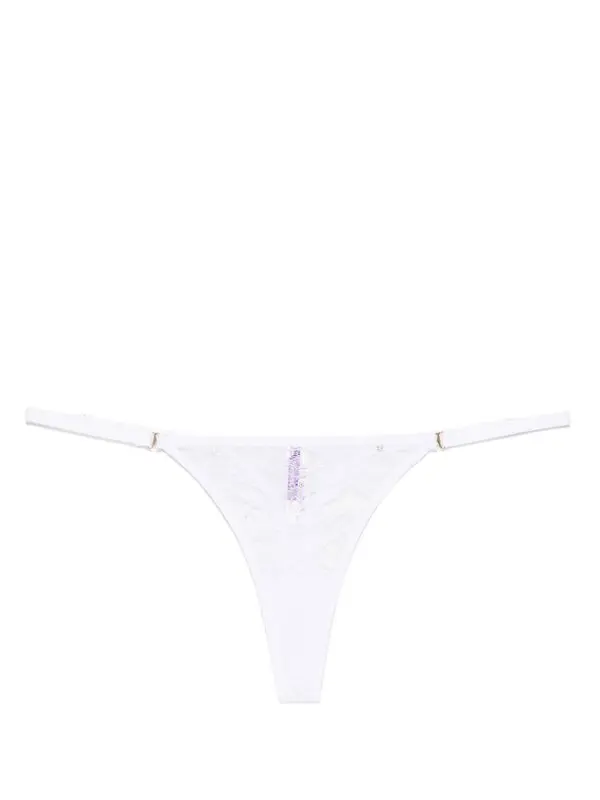 MAISON CLOSE Flashback Mini Thong - White