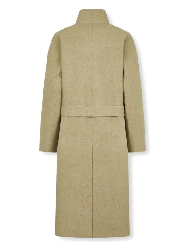 STUDIO TOMBOY High-neck Belted Wool Coat