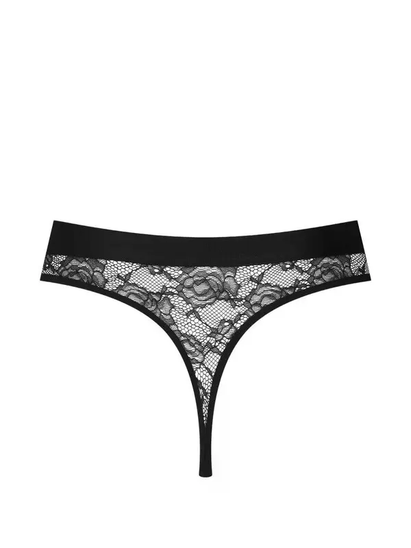 MAISON CLOSE Flashback Thong - Black