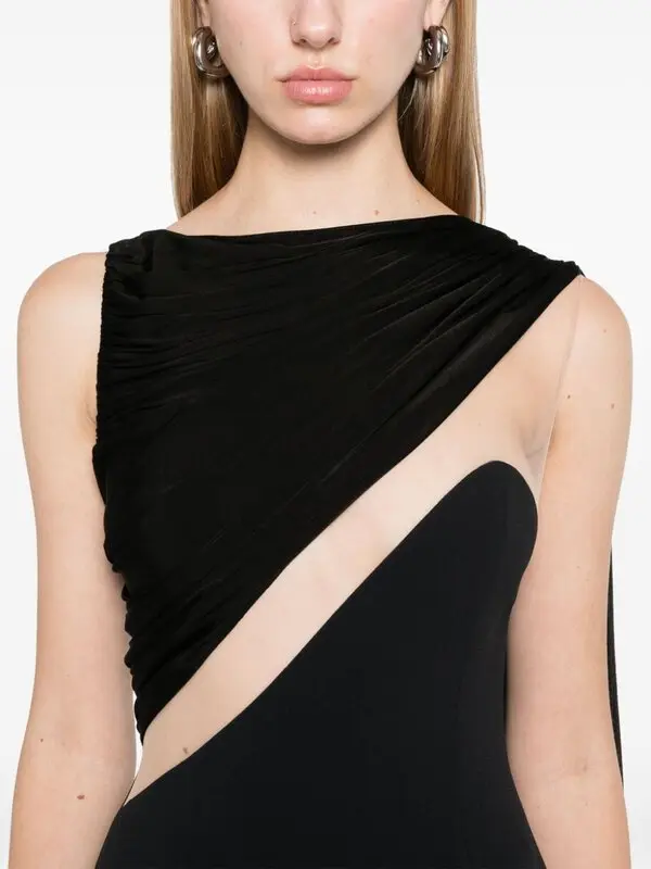 David Koma Draped Gown