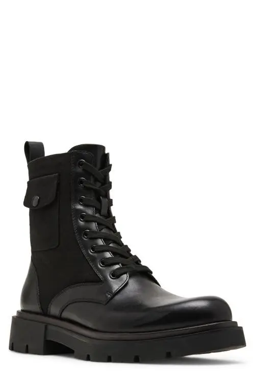 Steve Madden Reacher Combat Boots - Black | Editorialist display picture 1